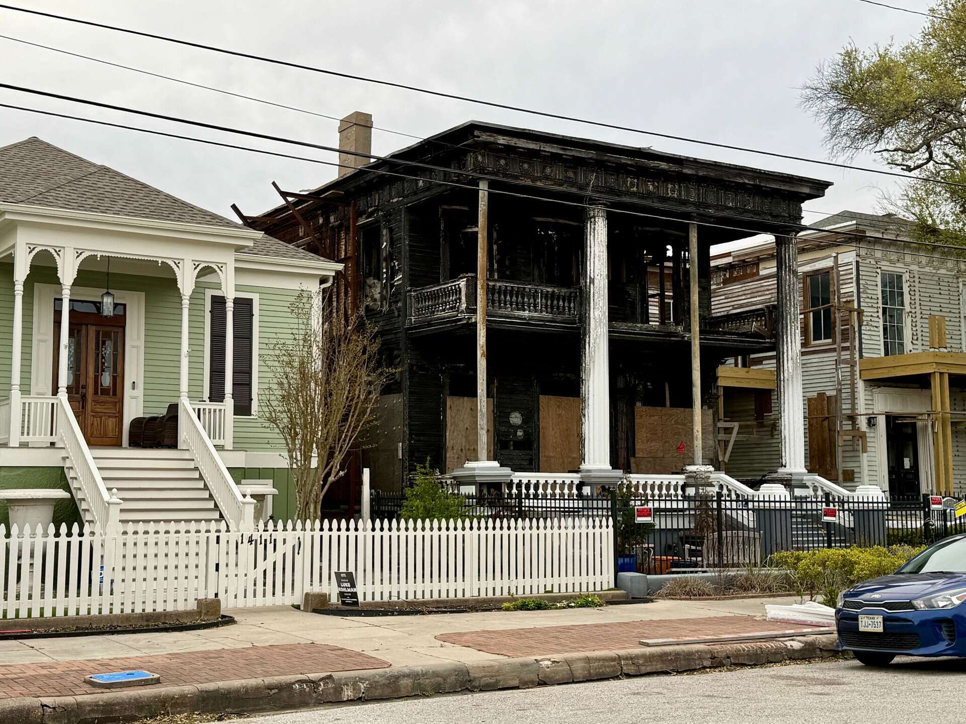Galveston’s historic George Ball House listed for sale after fire