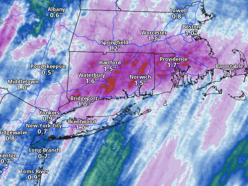 Storm hit Connecticut with heavy rain, wind gusts, power outages