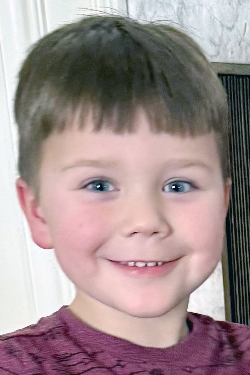 Llywen William Dunseth celebrating his sixth birthday this week