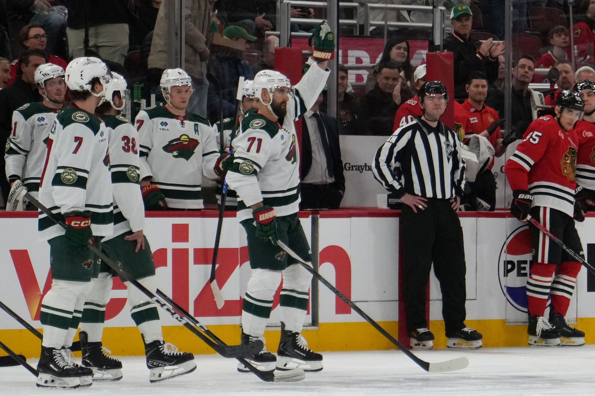 Wild forward Nick Foligno returns to Chicago for first game against the ...