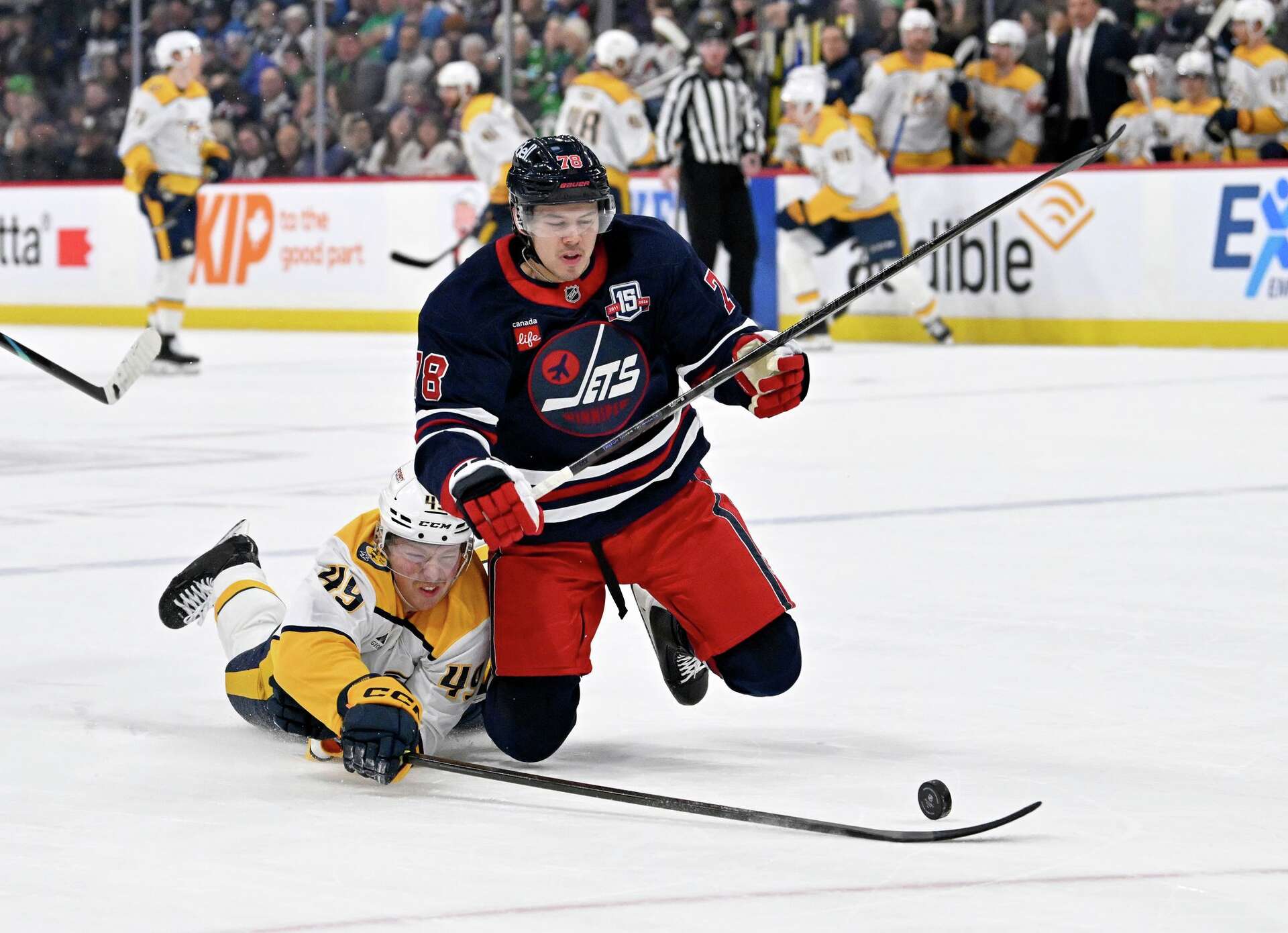Ryan O’Reilly scores in shootout as Predators edge Jets 4-3