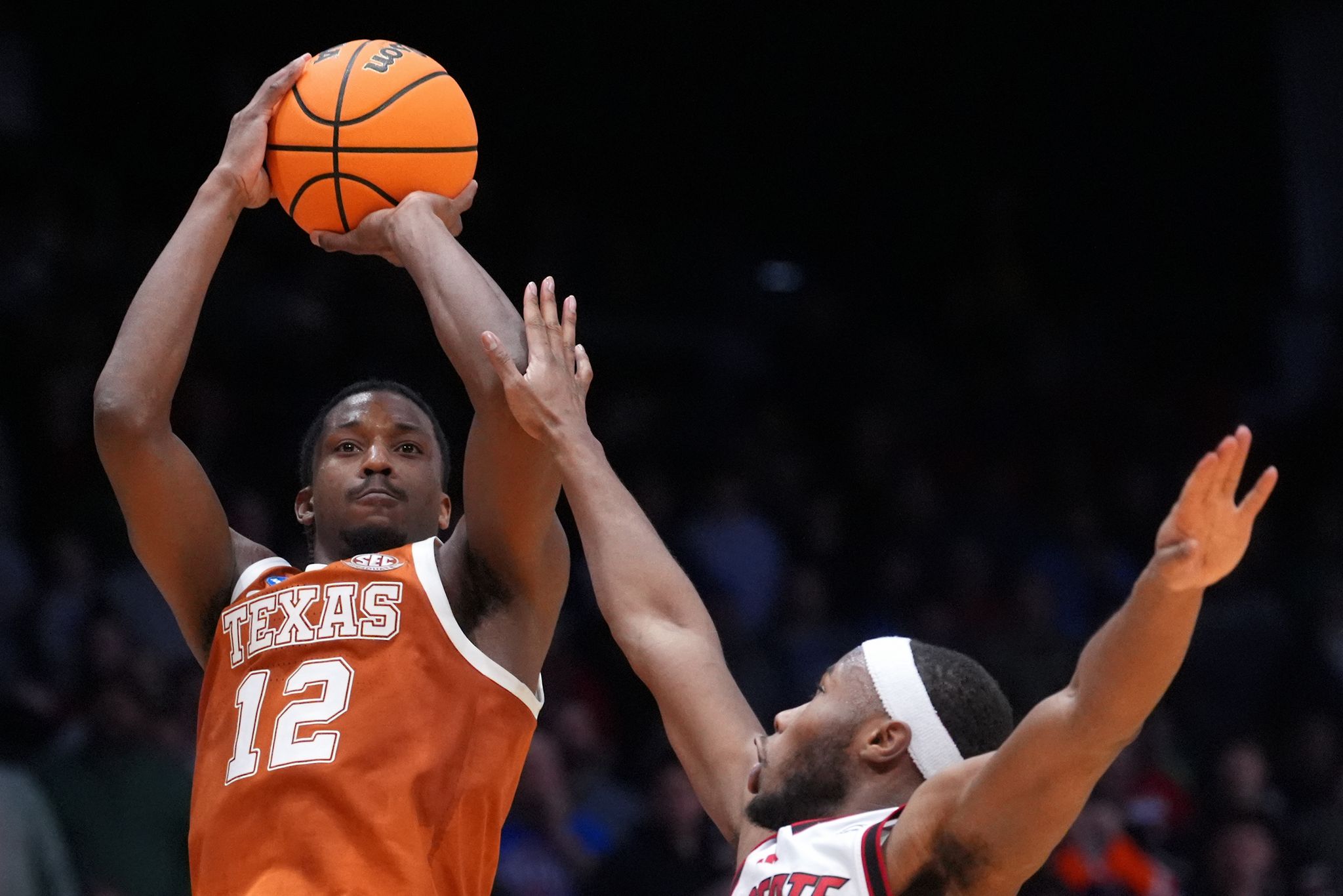 Tramon Mark's late jumper gives Texas a 68-66 win over NC State in the ...
