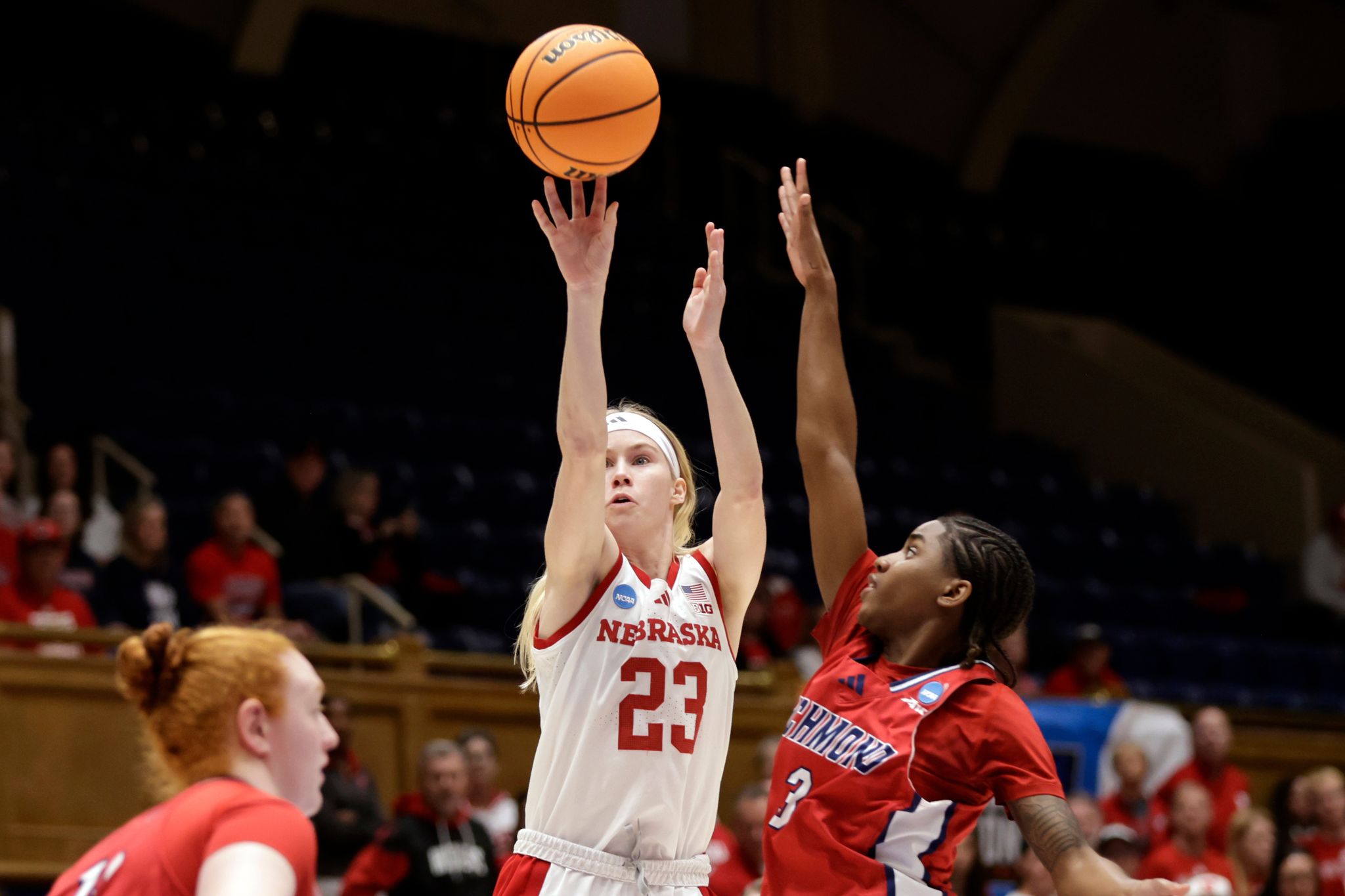 Prince scores 22, Nebraska women beat Richmond 75-56 at NCAA First Four