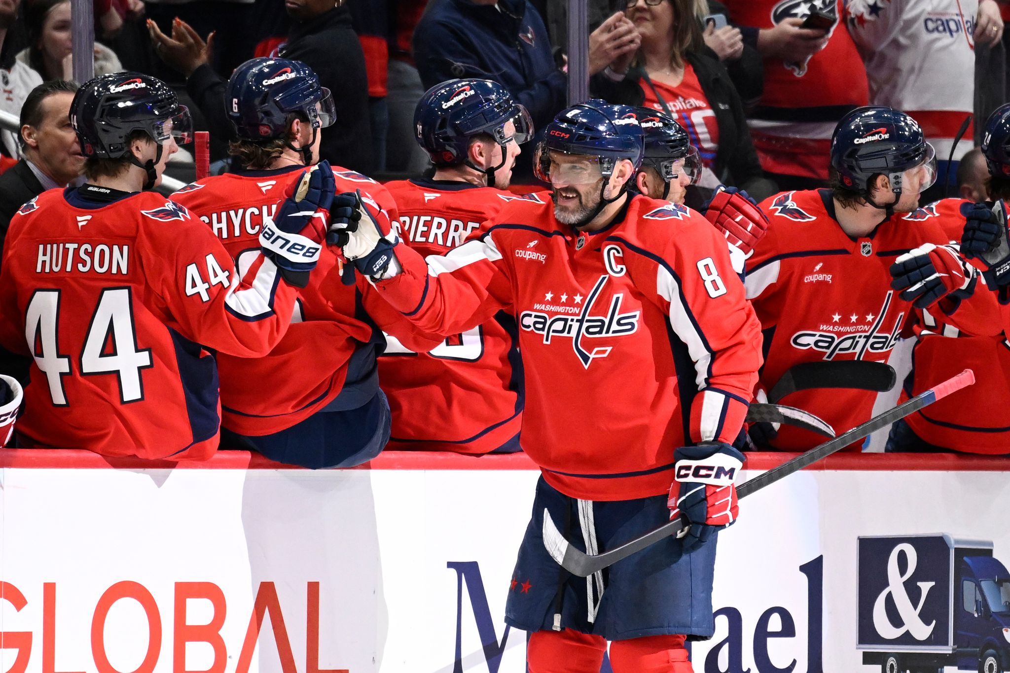 Ovechkin scores his 922nd goal and Hutson scores in his debut as the ...