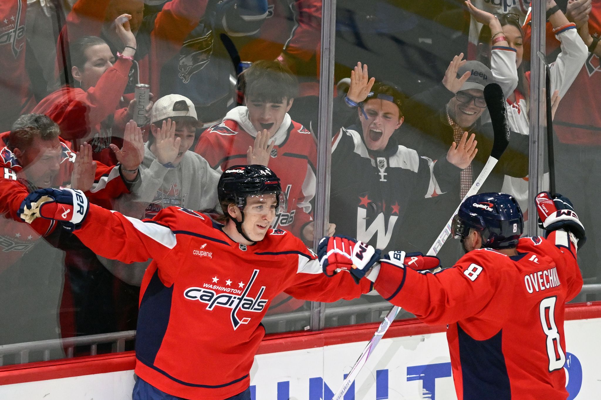 Defenseman Cole Hutson impresses in his NHL debut, then scores at the ...