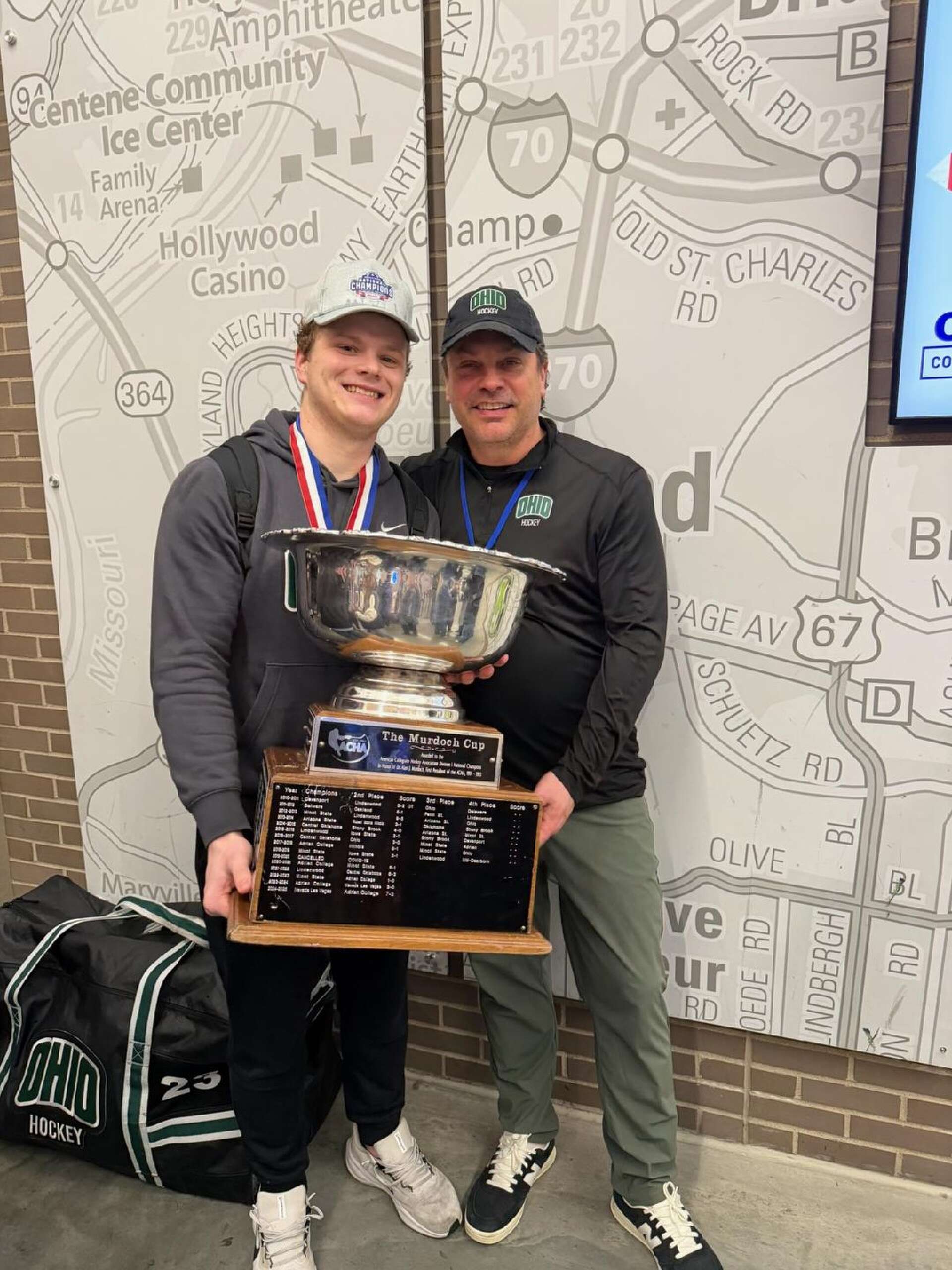 Midland's Witt wins ACHA championship with Ohio hockey