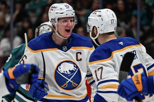 Fiancee of Sabres' Rasmus Dahlin's attends first game in Buffalo since ...