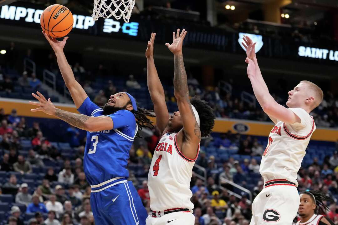 Saint Louis pounds Georgia 102-77 in March Madness as Dion Brown ...