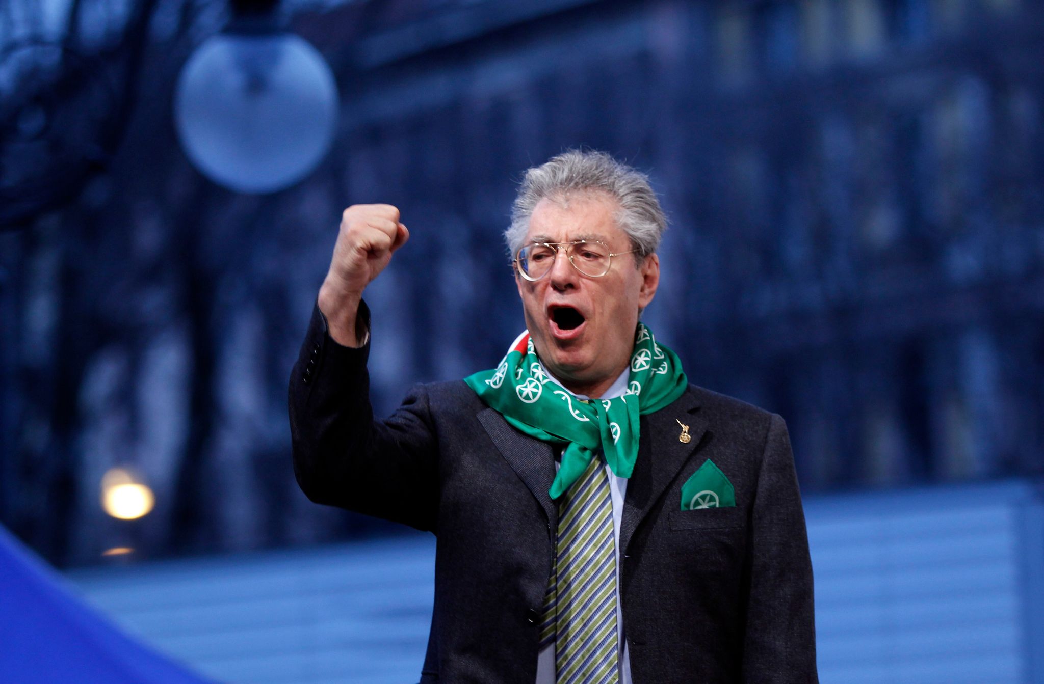 Umberto Bossi, the League's populist founder and a pivotal figure in ...