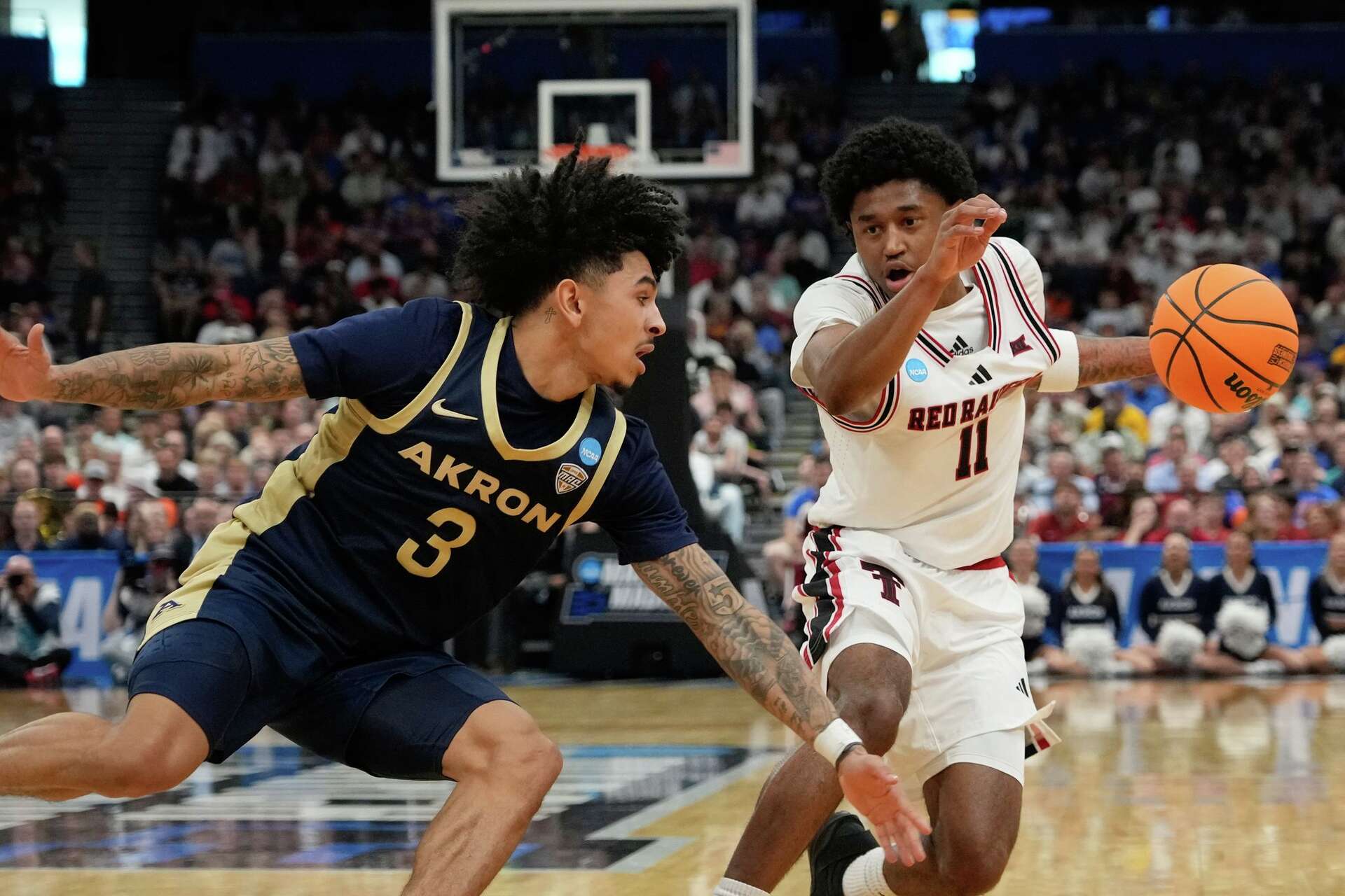 Jaylen Petty leads Texas Tech to win over Akron in NCAA Tournament