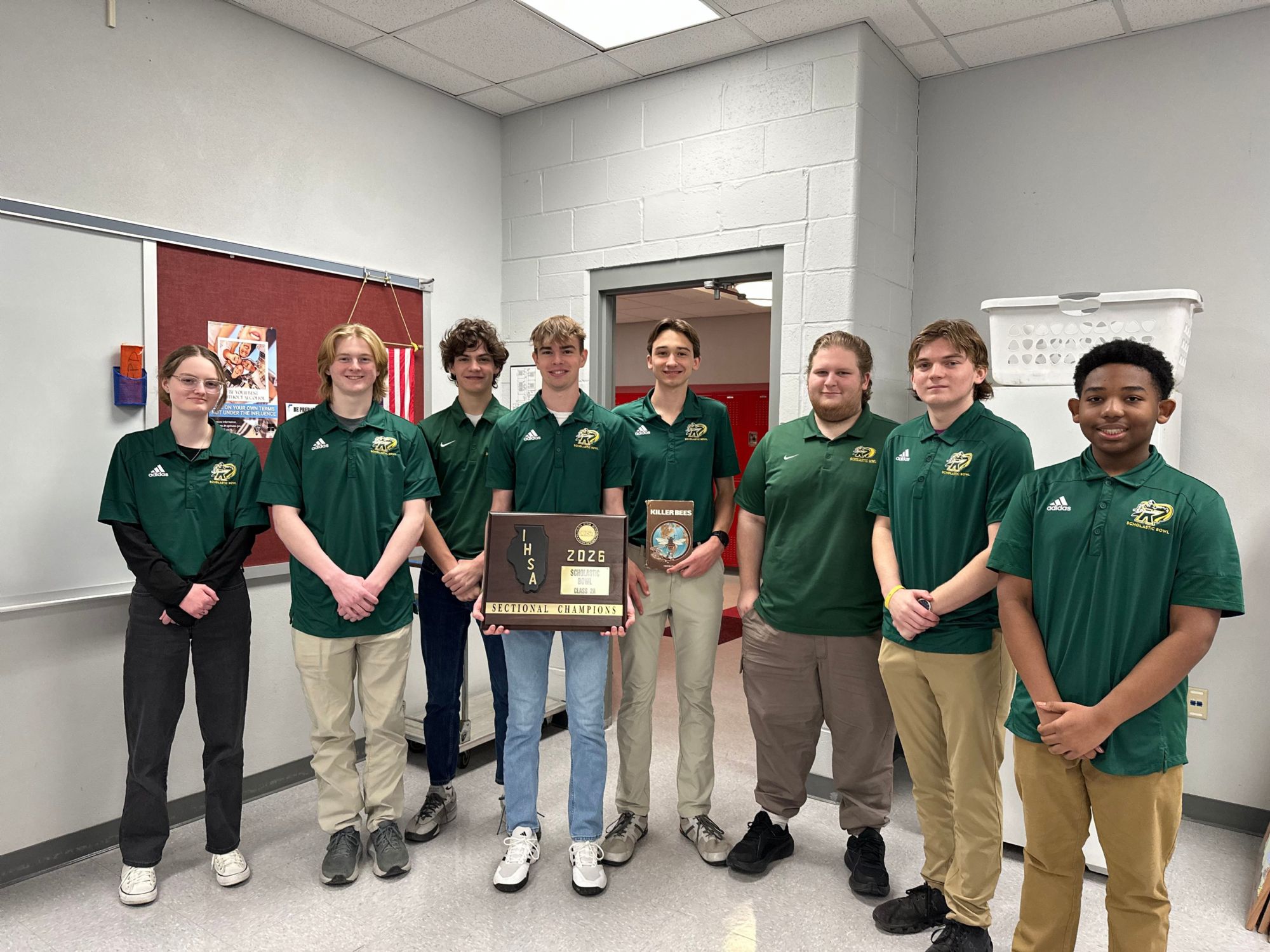 Metro-East Lutheran scholar bowl third place IHSA tournament