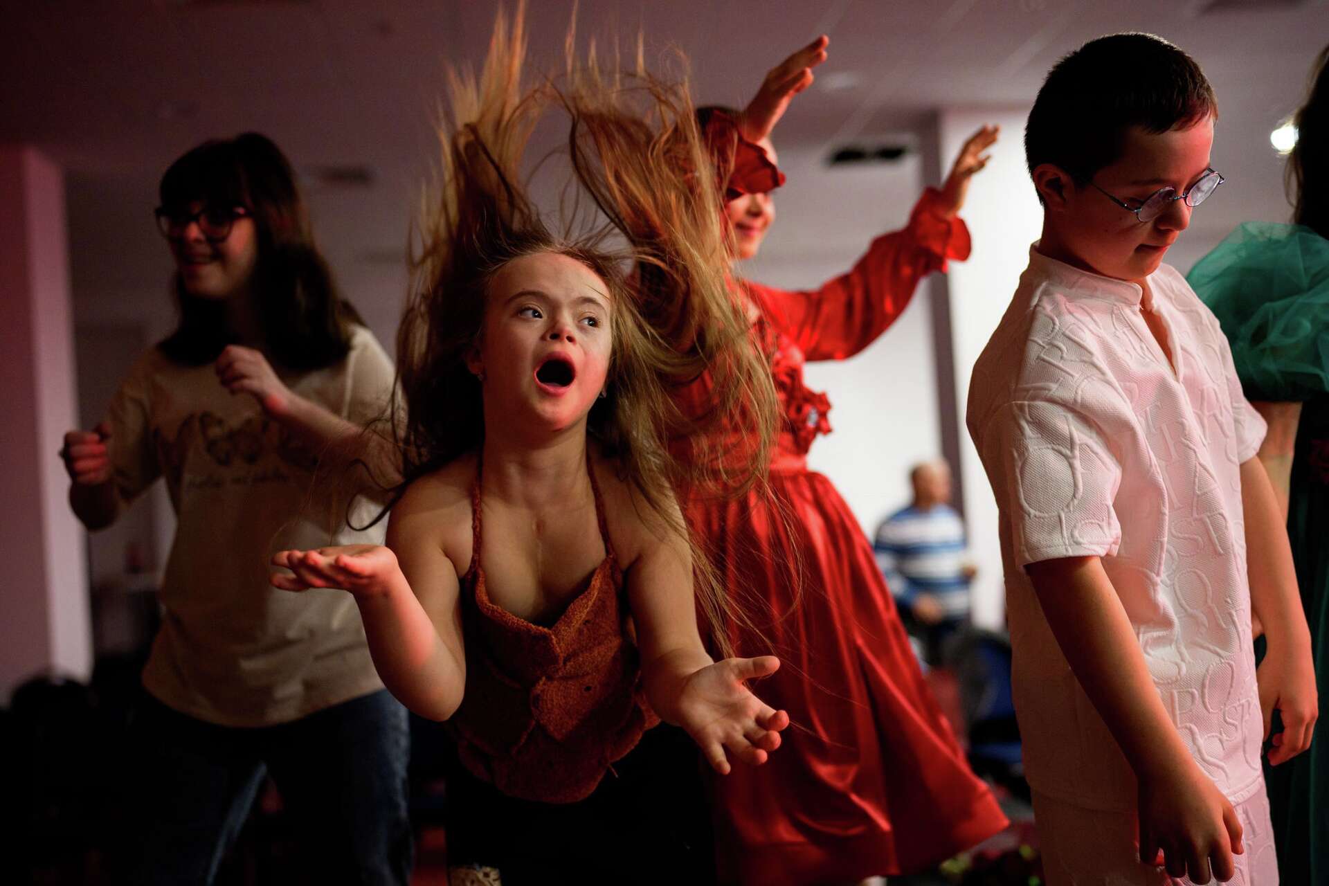 Models with Down syndrome walk a Bucharest runway for World Down ...