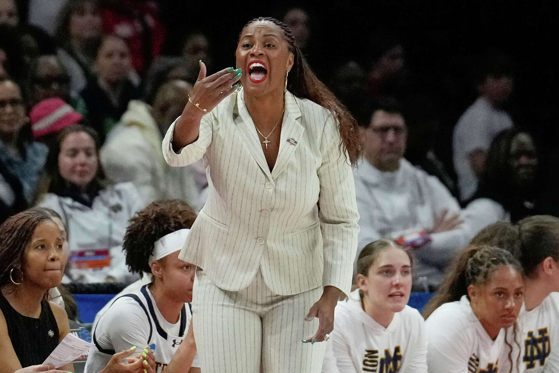 ND coach Ivey is 5-3 in NCAAs against UConn as player, assistant coach