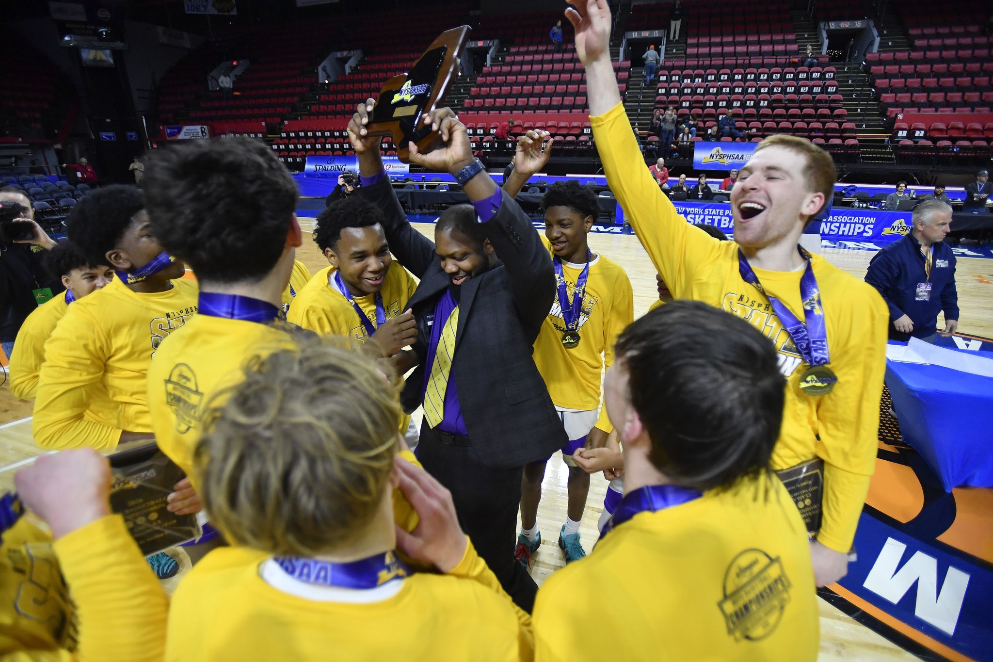 CBA basketball completes undefeated campaign with NYSPHSAA title
