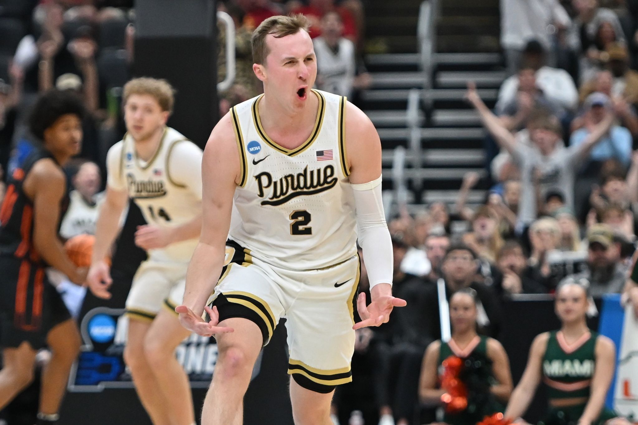 Fletcher Loyer stars as Purdue advances to 3rd straight Sweet 16 ...