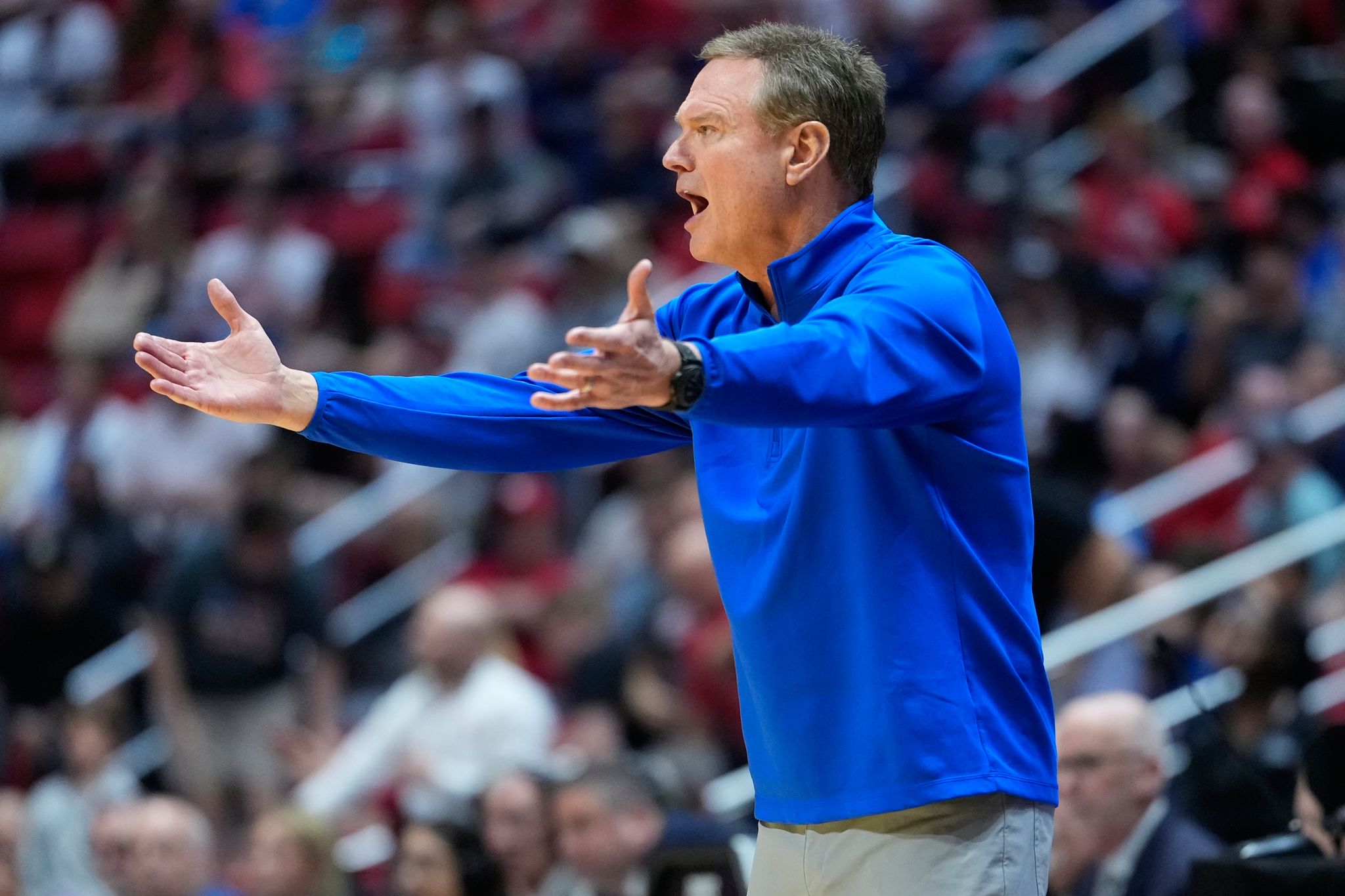Kansas' Bill Self says he hasn't decided whether to continue his Hall ...