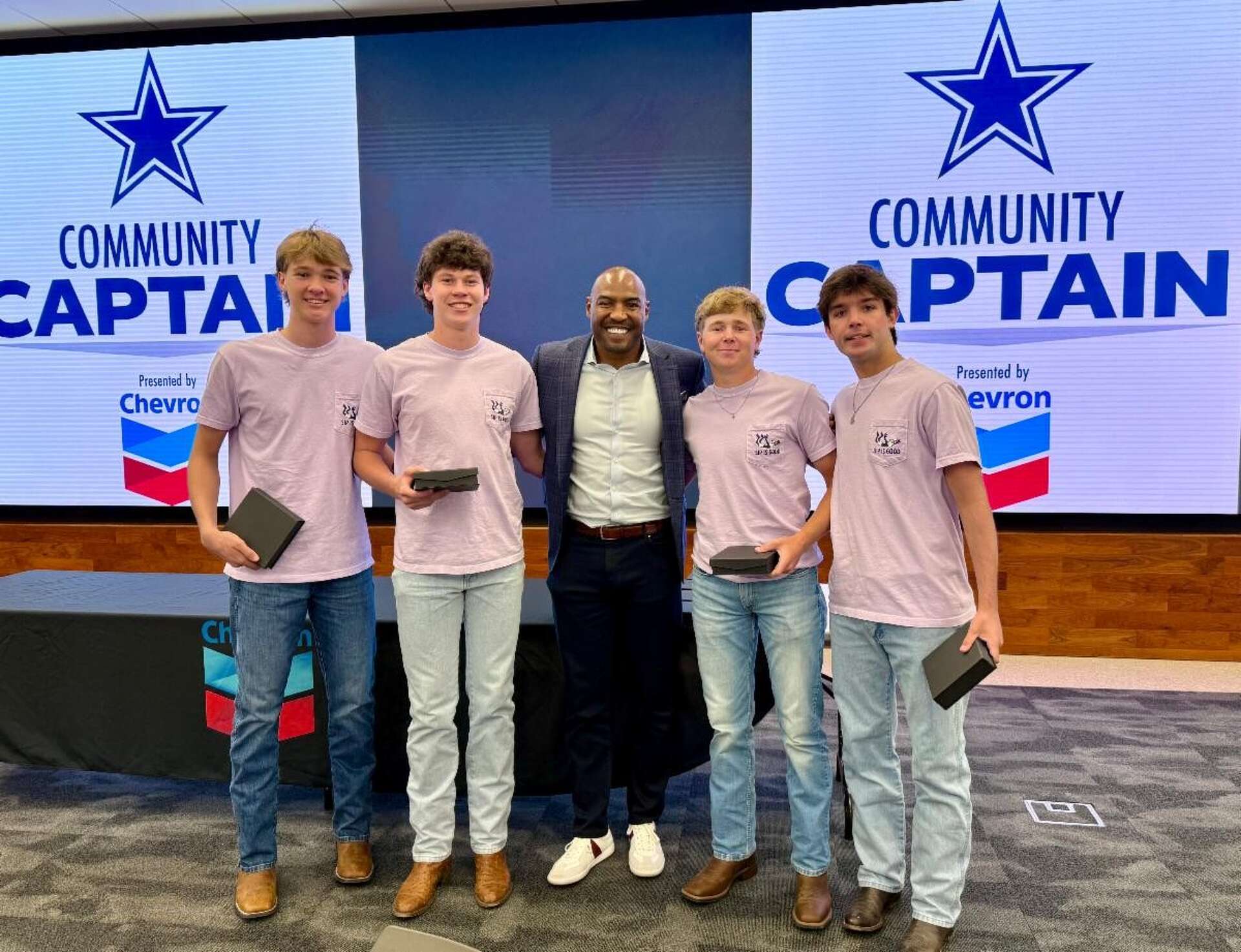 Midland TX students win Cowboys Community Captain contest