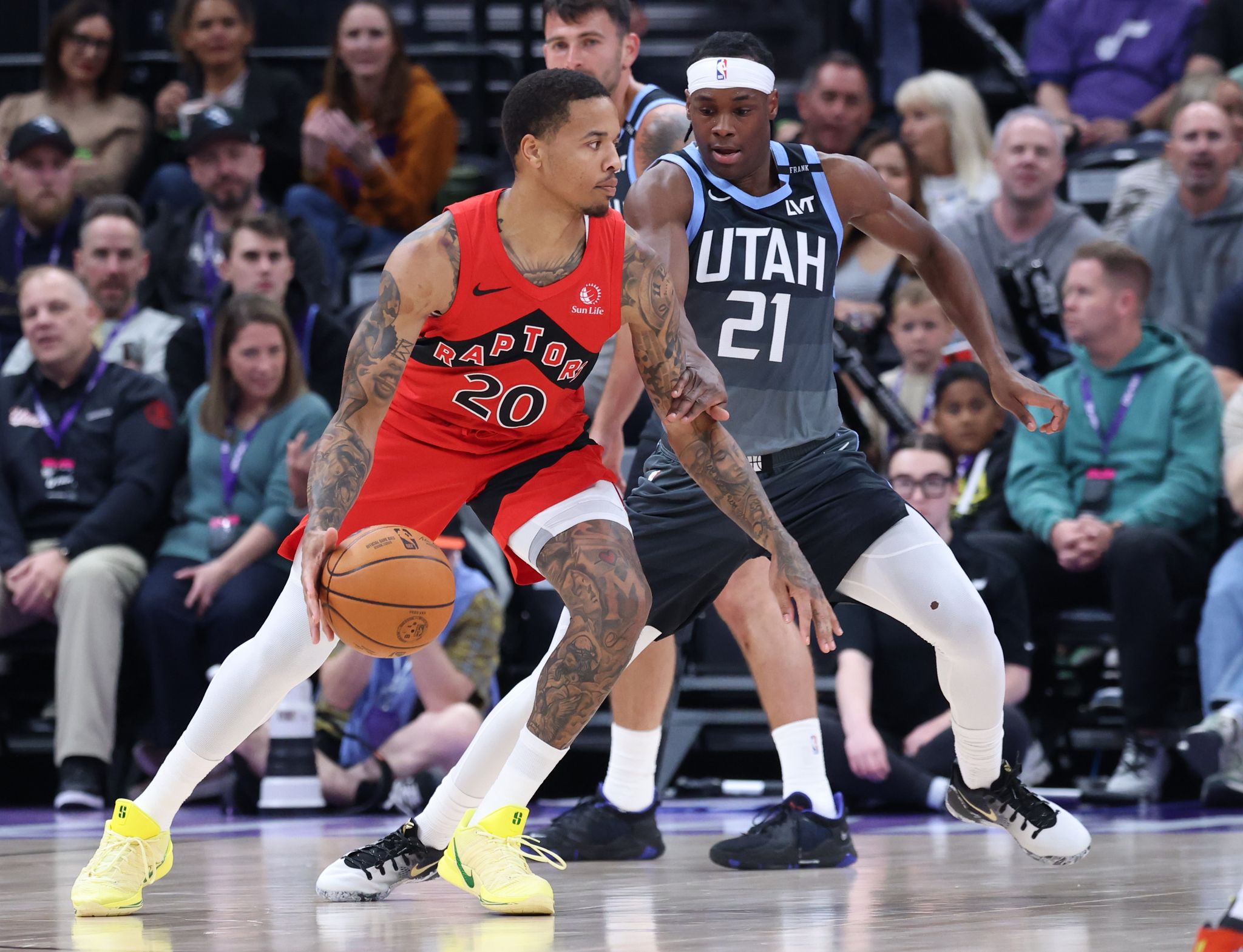 Barrett leads hot-shooting Raptors to 143-127 victory over Jazz