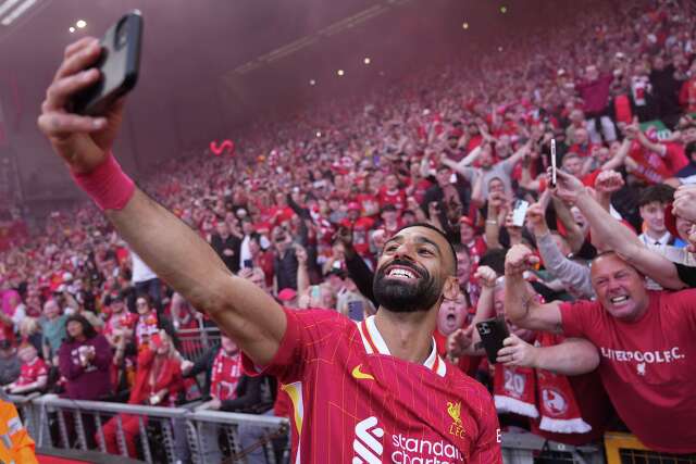 A look at Mohamed Salah's trophy-laden career at Liverpool, in numbers