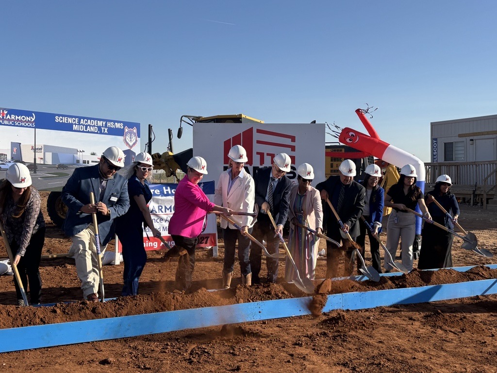 Harmony breaks ground on Midland TX middle-high school