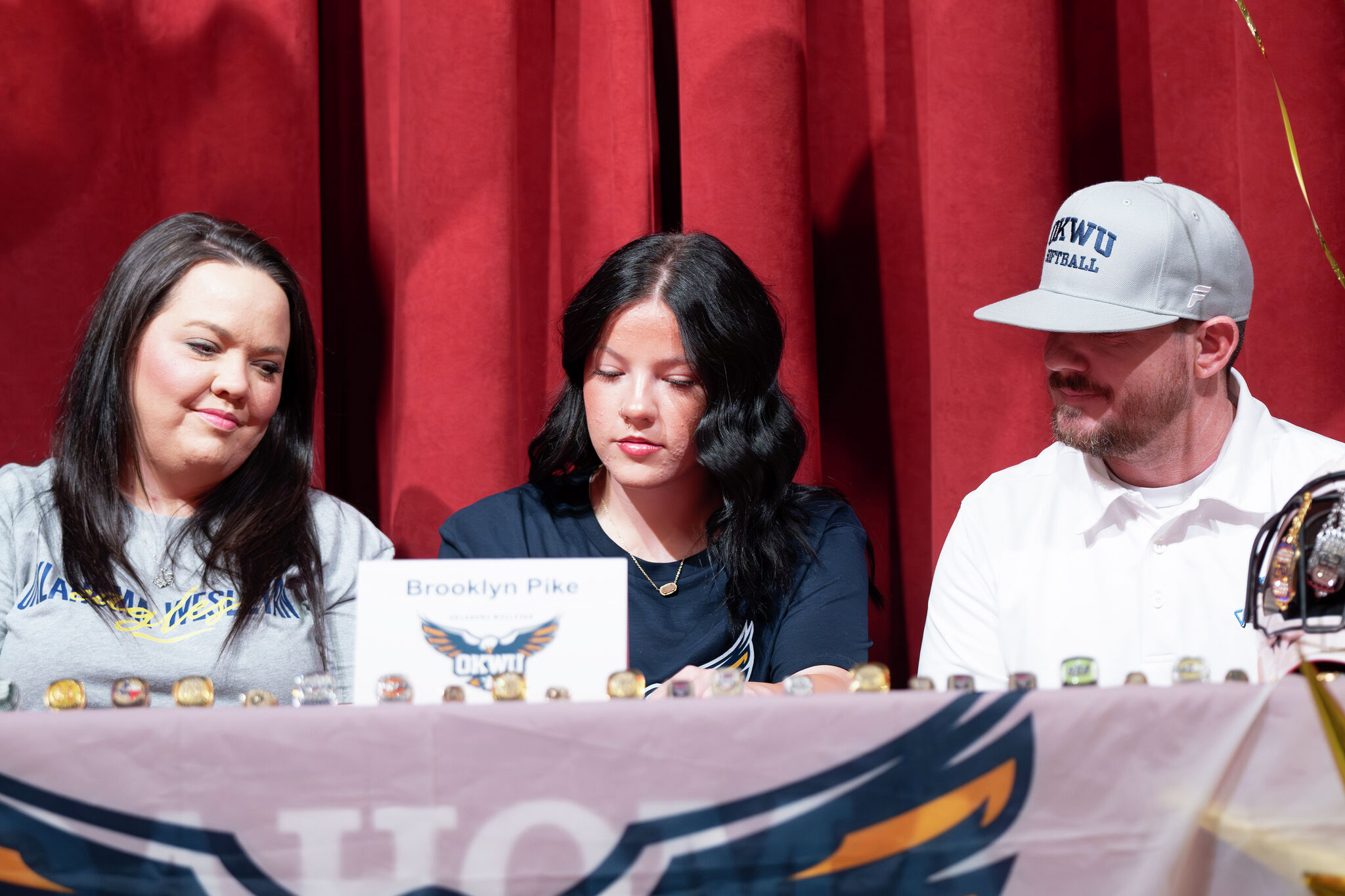 Coahoma’s Brook Pike signs with Oklahoma Wesleyan; Wells honored