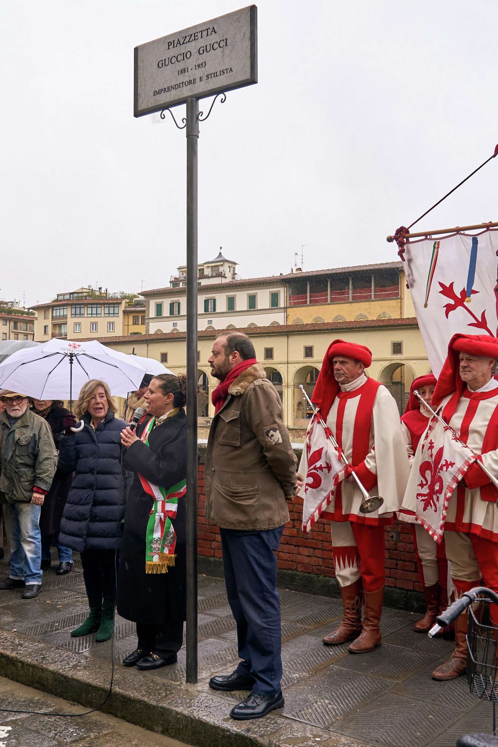 Florence pays homage to Gucci's founder with a piazza