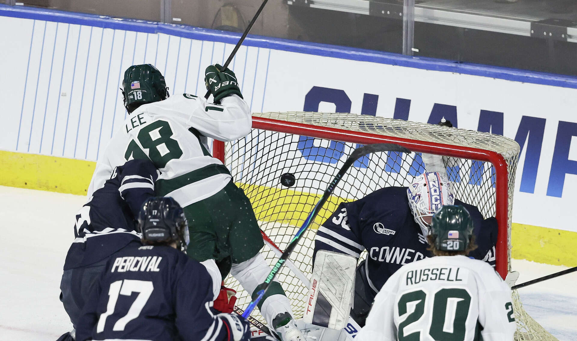 UConn men's hockey defeated by Michigan State in NCAA regional semis