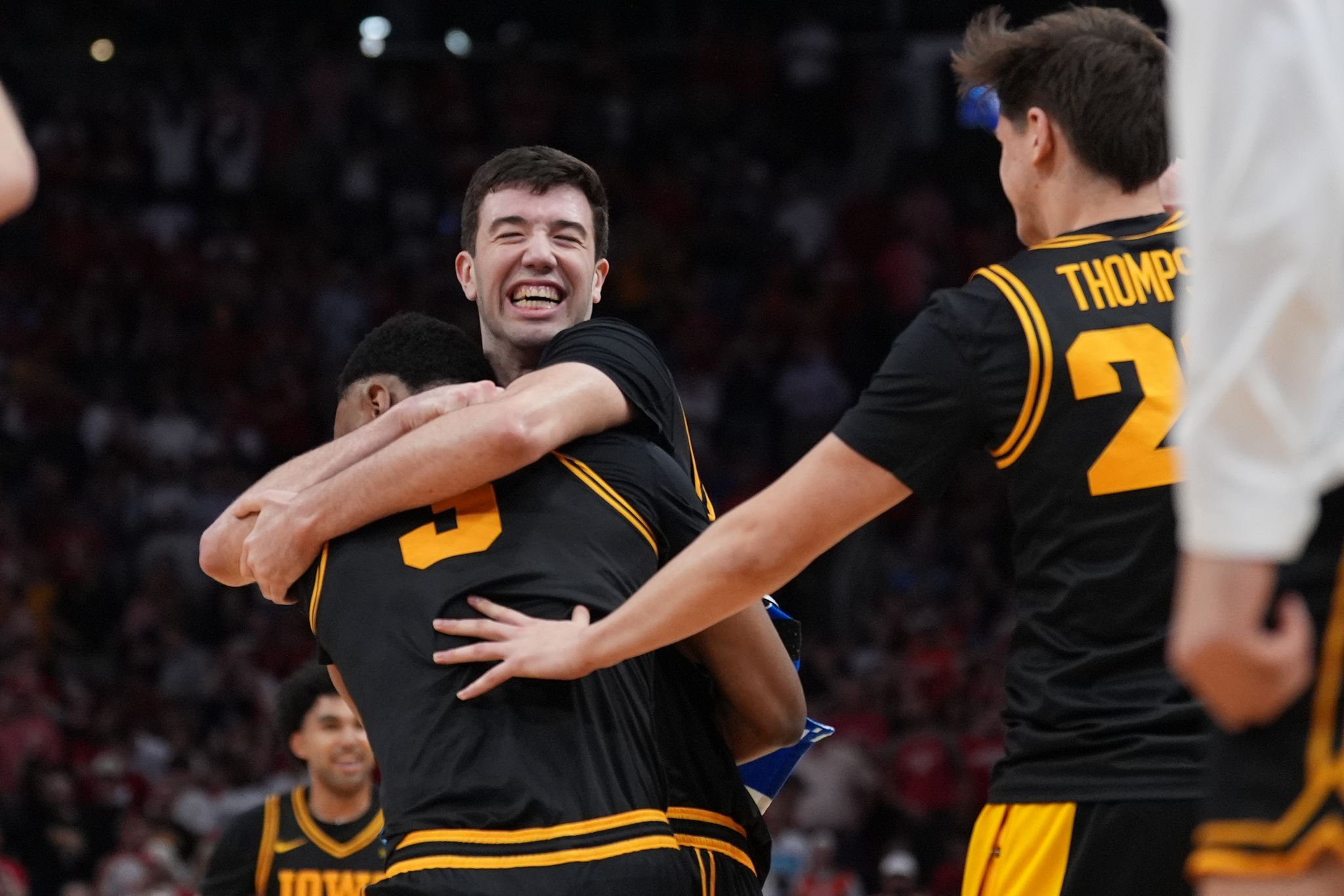 Iowa continues improbable March run, beating Nebraska to reach Elite Eight