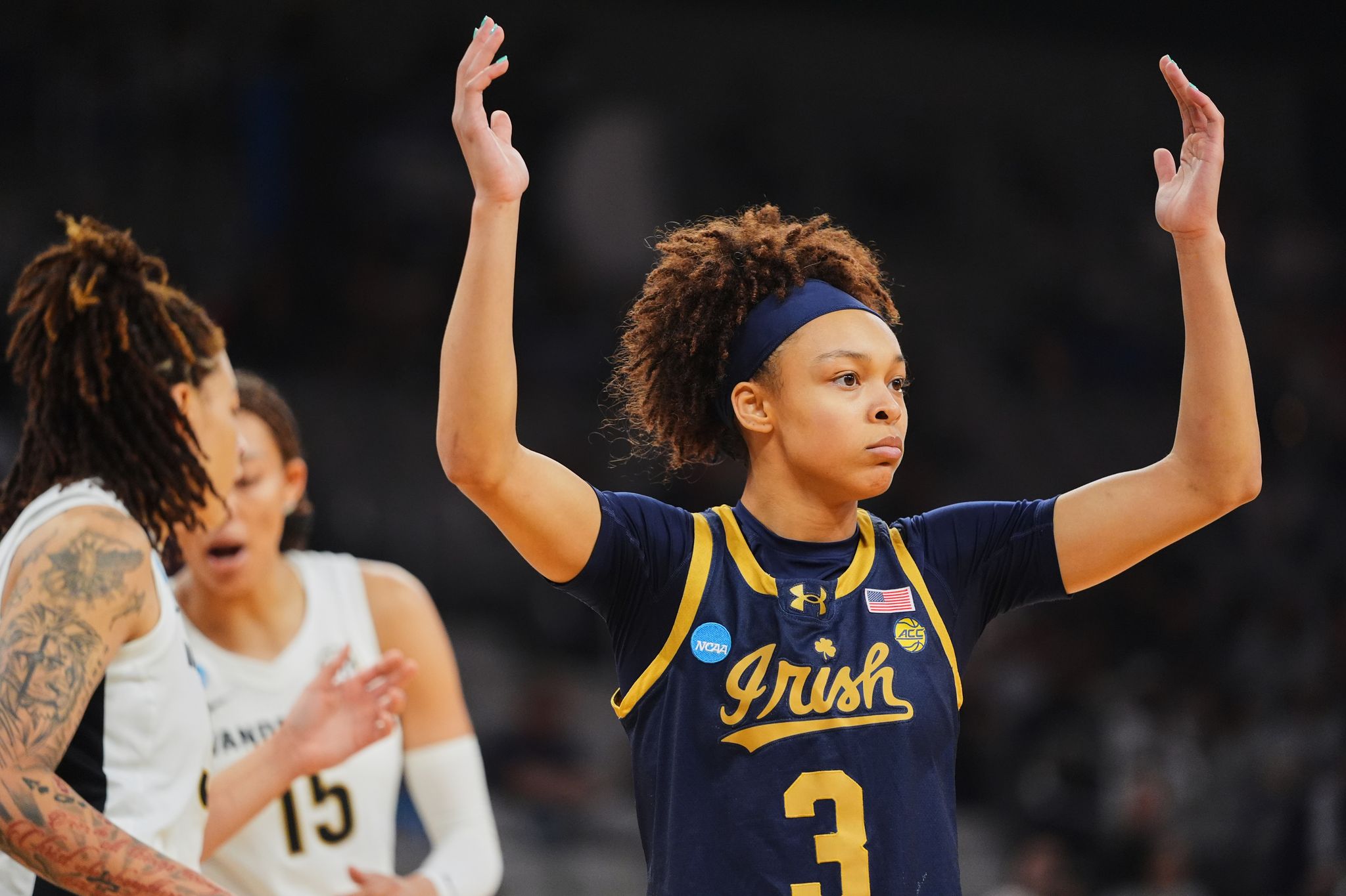 Notre Dame's Hannah Hidalgo breaks NCAA single-season steals record in ...