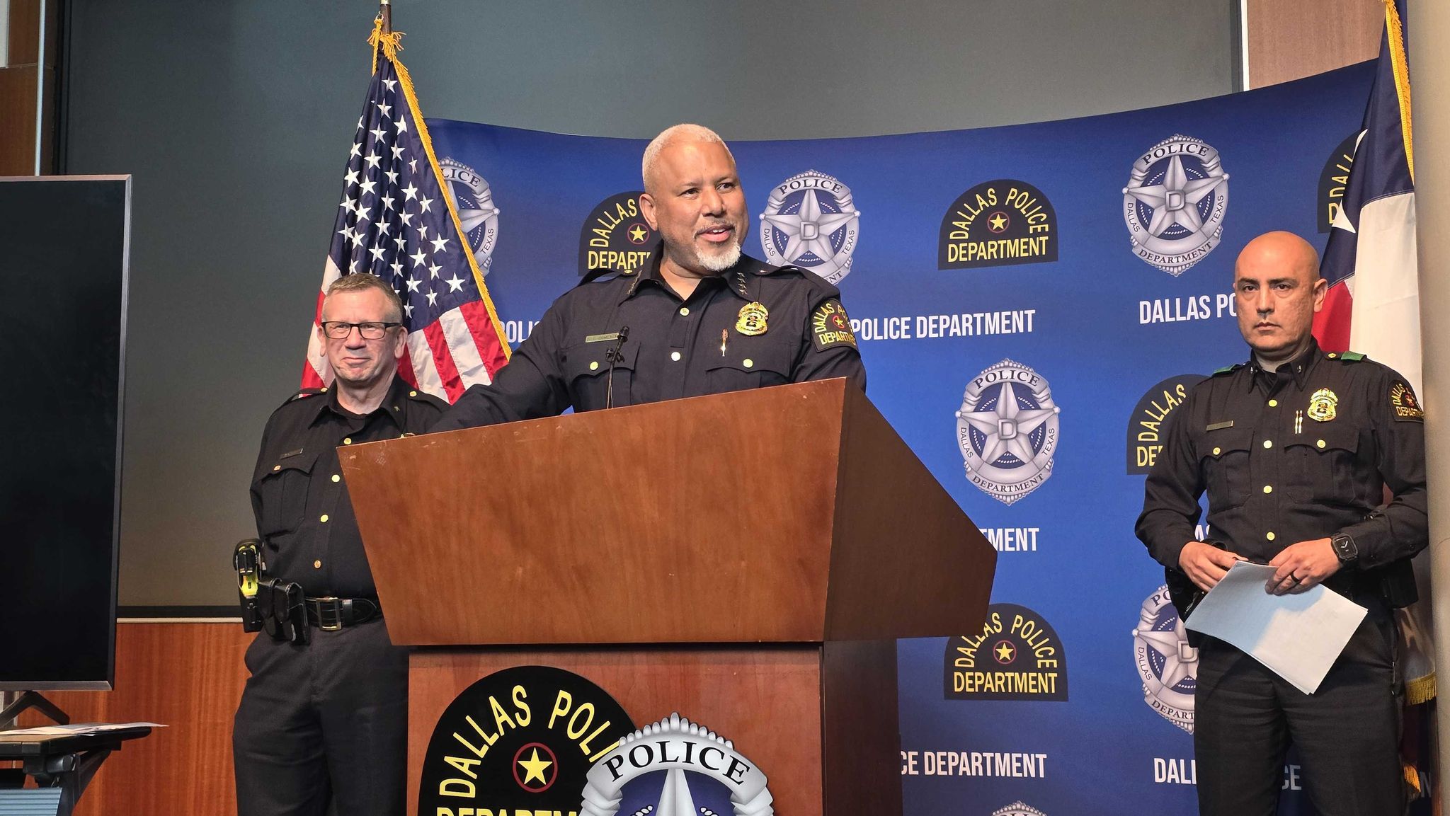 Dallas police arrest two after shooting involving police, fleeing car