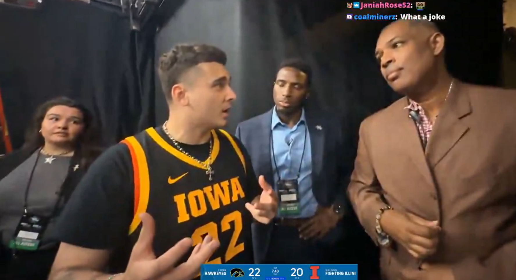 Streamer Lacy has meltdown in Houston during NCAA tournament