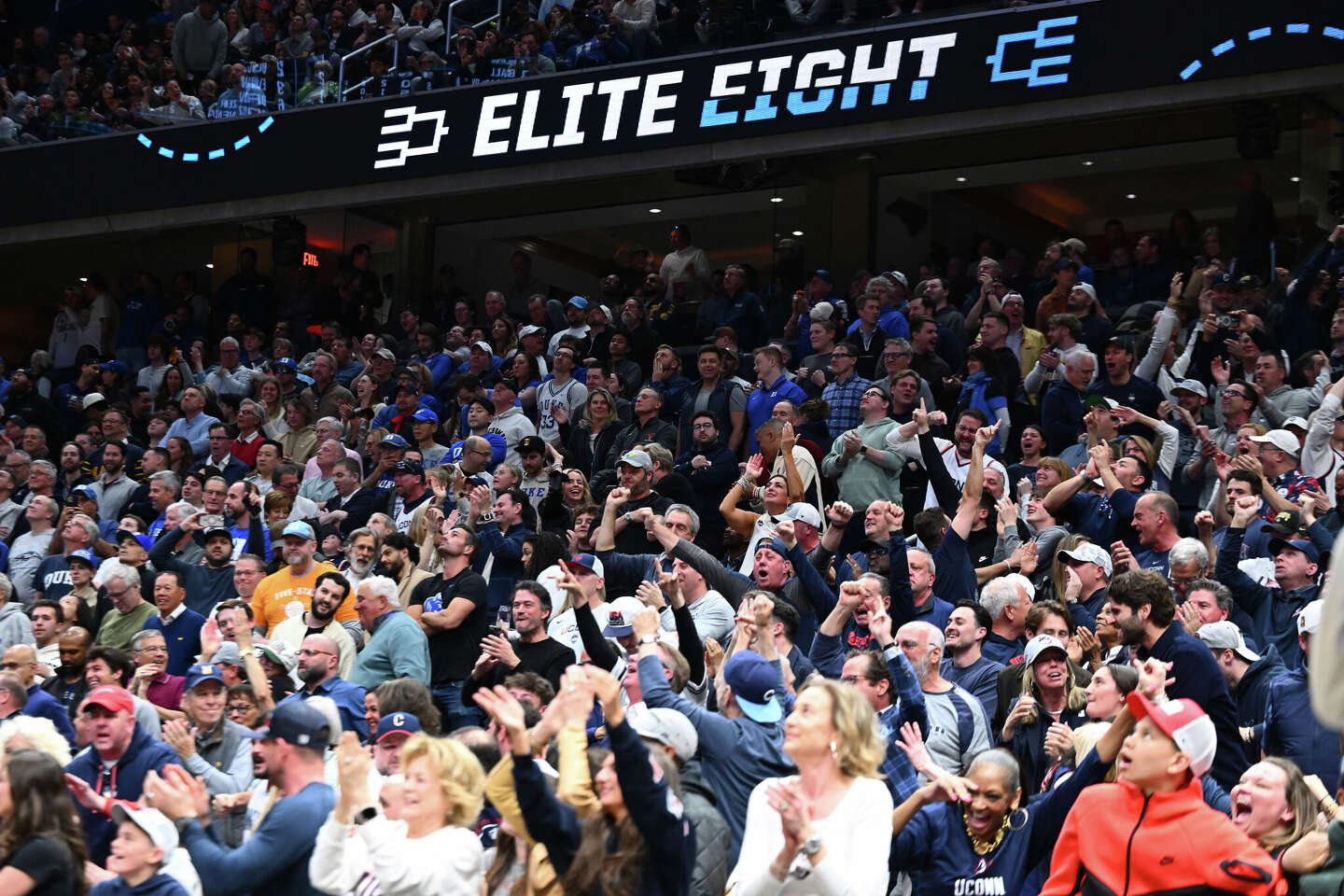 UConn students, fans react to buzzer-beater win over Duke