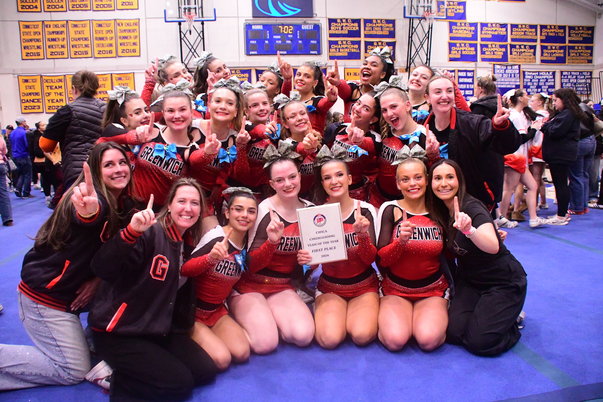 Greenwich Varsity Cheer named Connecticut Team of the Year