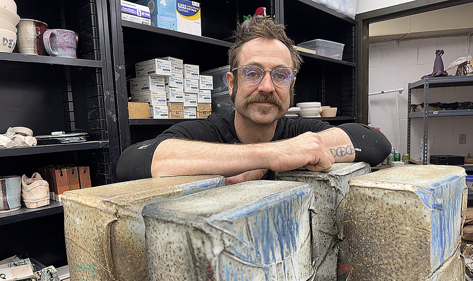WT's Rowe showcases ceramic brick exhibition through May 2