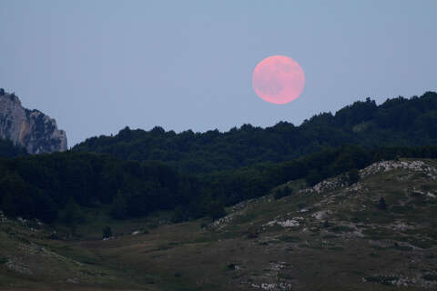Here's when the rare Pink Moon peaks tonight