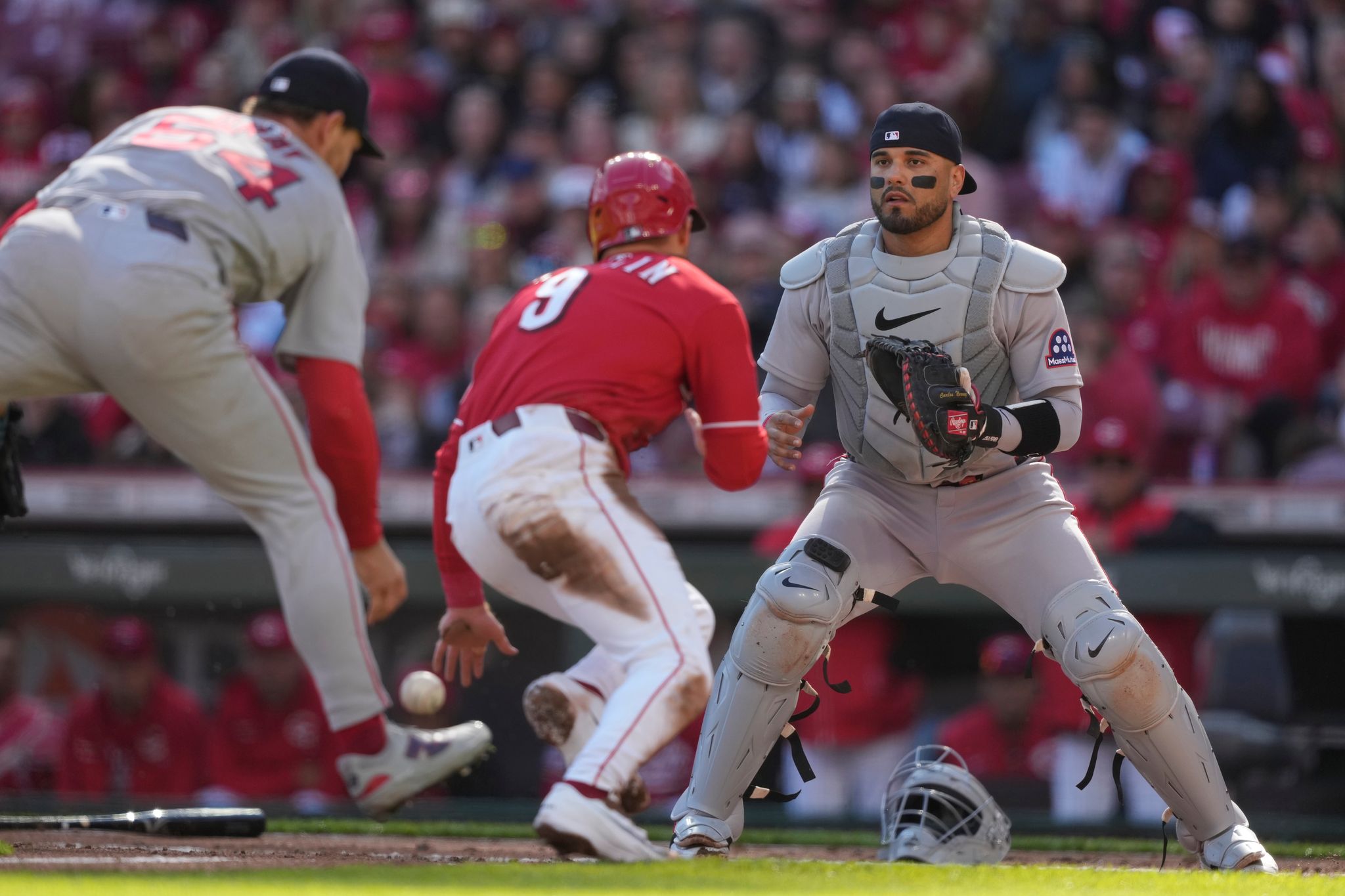 Red Sox catcher Carlos Narváez scratched from lineup in series finale ...