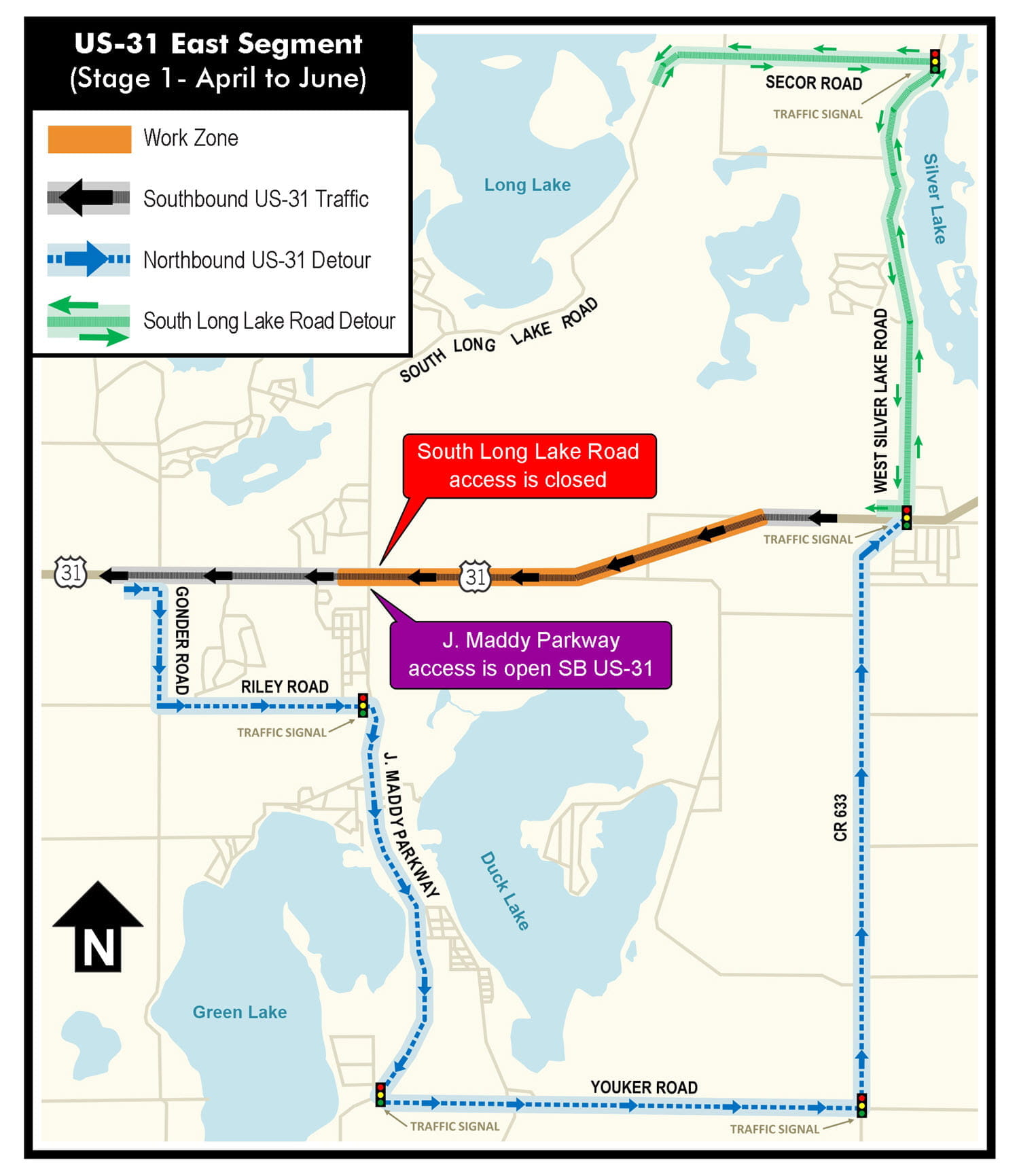 Major US 31 rebuild near Traverse City starts Sept. 2, adds roundabout