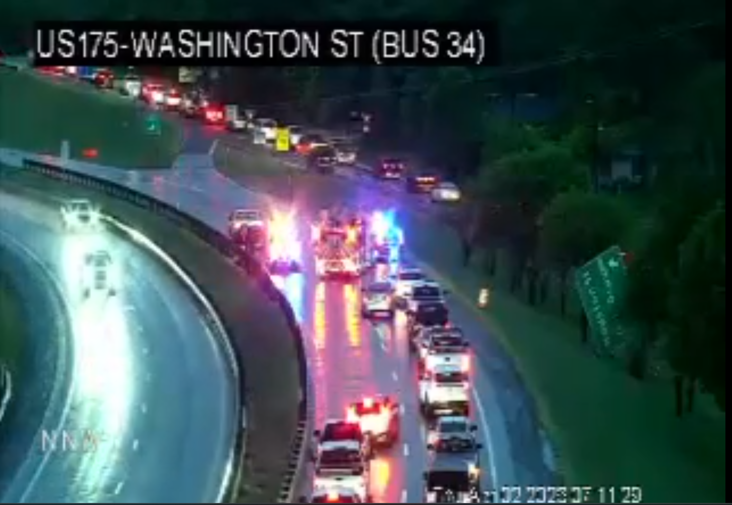 All westbound lanes closed on U.S. 175 in Kaufman
