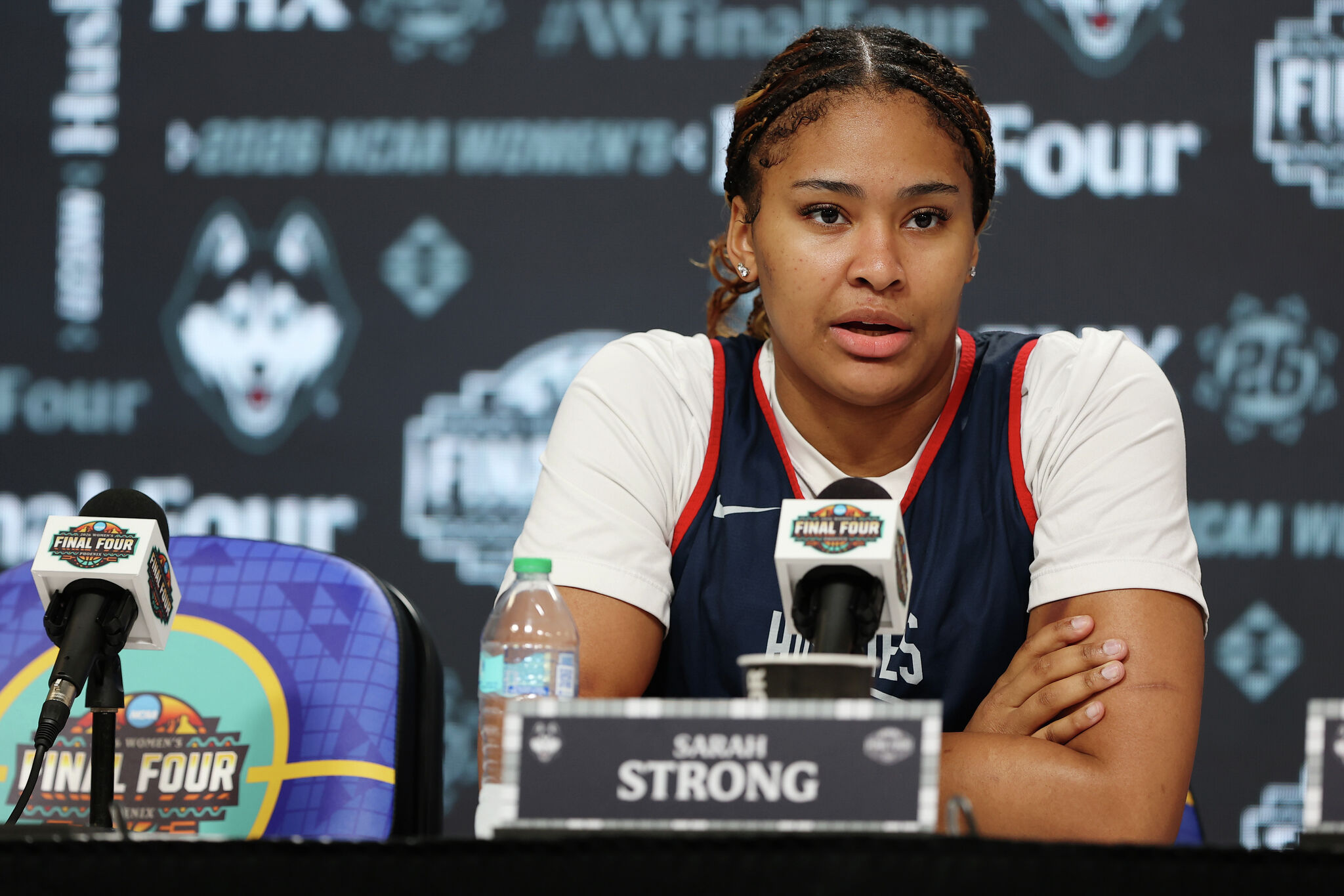 UConn's Sarah Strong honored with Wade Trophy, AP award