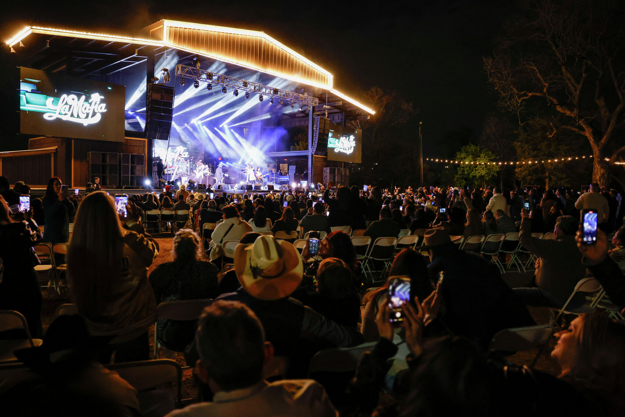 Dallas' Longhorn Backyard Amphitheater