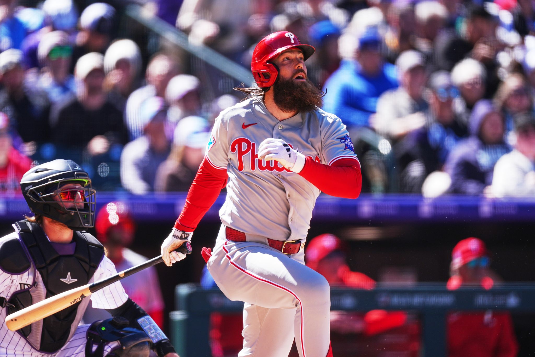 Marsh helps power 7-run first inning as Phillies beat Rockies 10-1 in ...