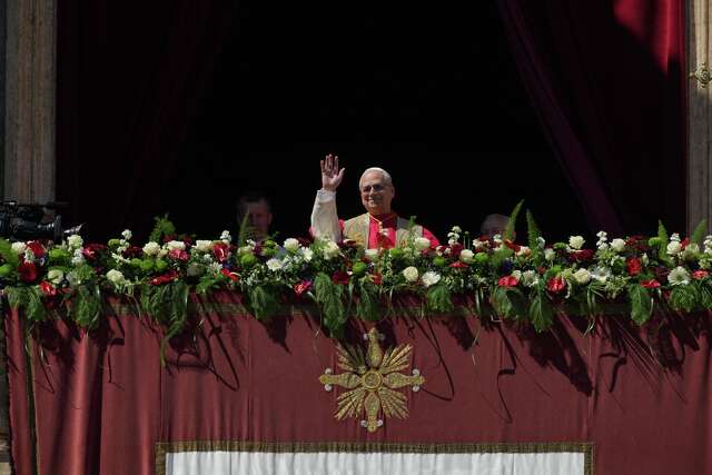 Photos show Pope Leo's first Easter Mass as pontiff