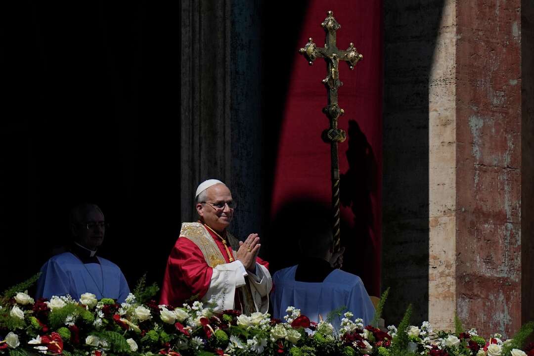 Photos show Pope Leo's first Easter Mass as pontiff