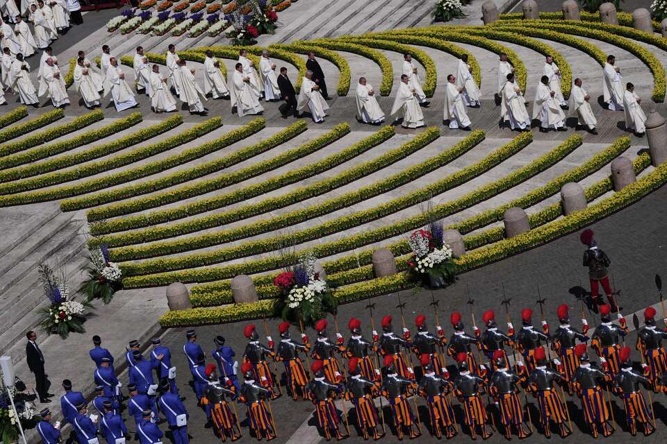 Photos show Pope Leo's first Easter Mass as pontiff