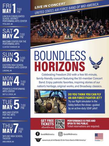 USAF Band of Mid-America concert tour includes stop in Midland