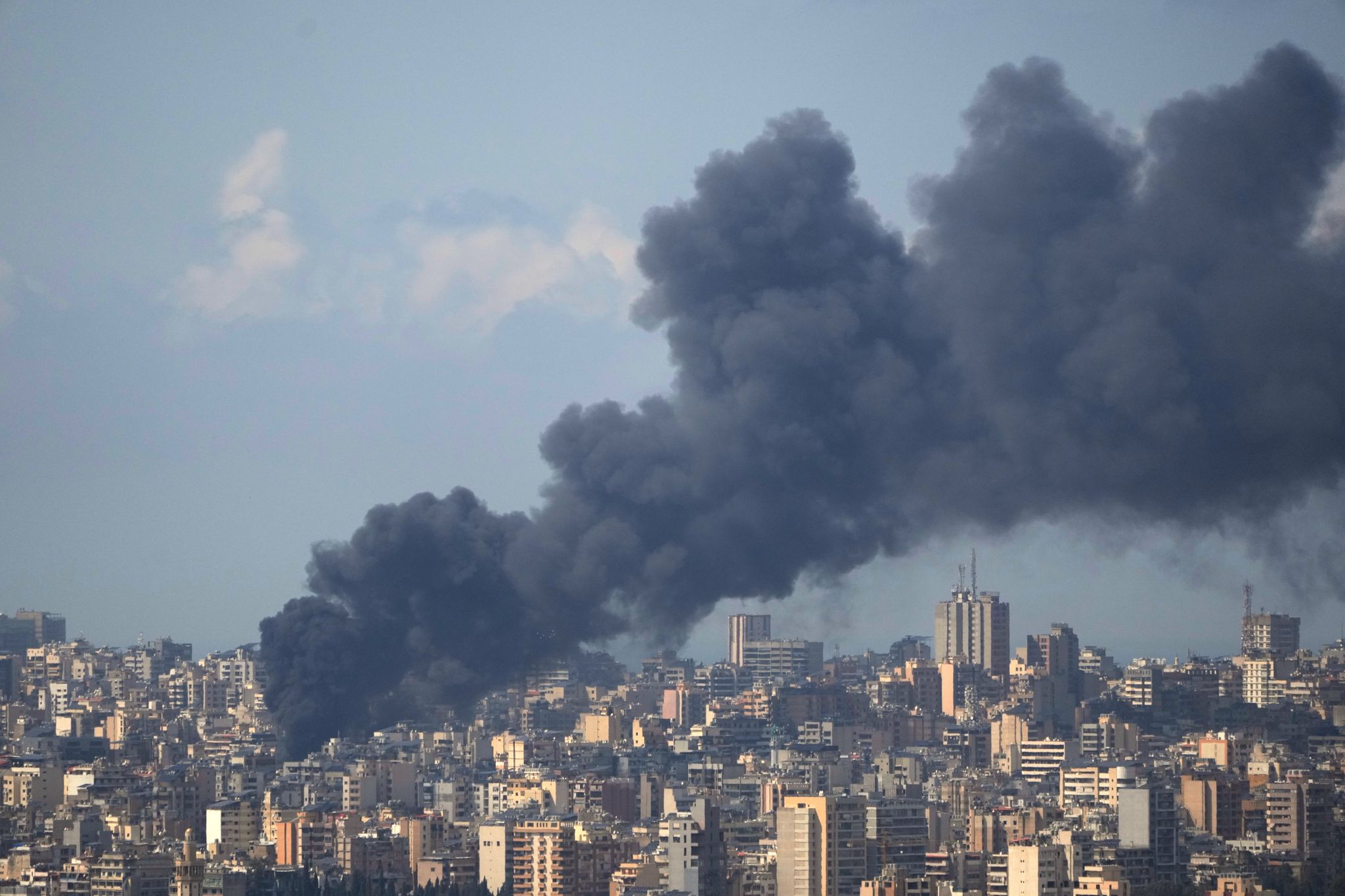 At Least 182 Killed As Israel Strikes Central Beirut After Saying Iran