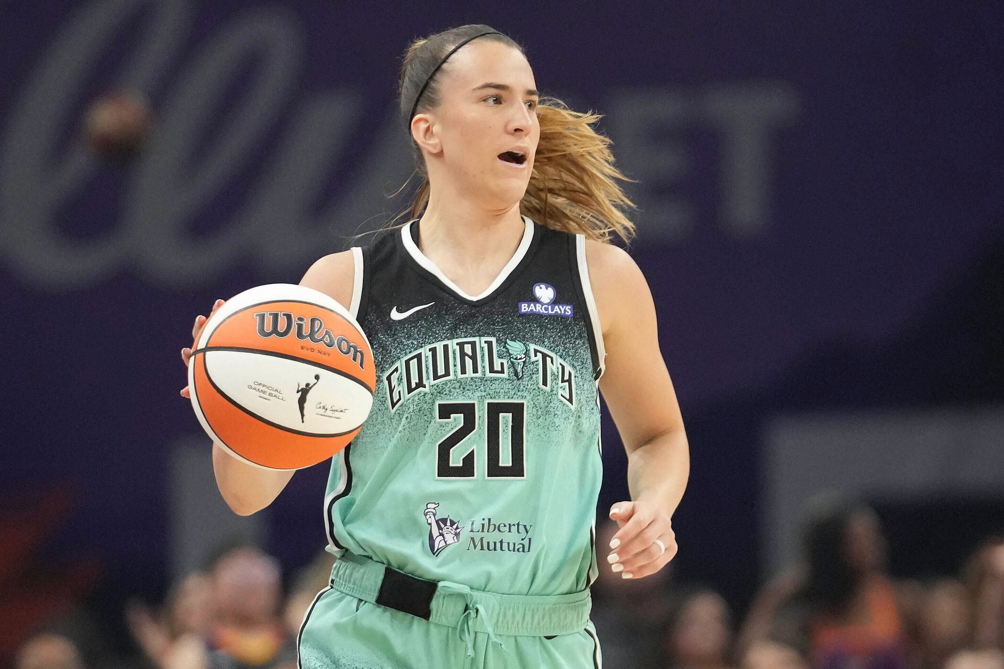 Sabrina Ionescu dodges significant injury after scary ankle roll, out ...