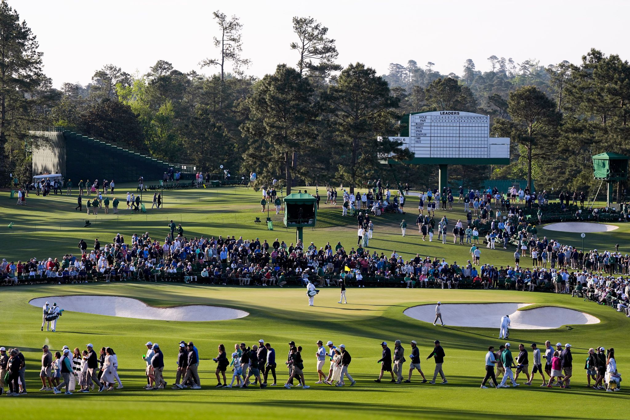 Masters starting times for Saturday's third round