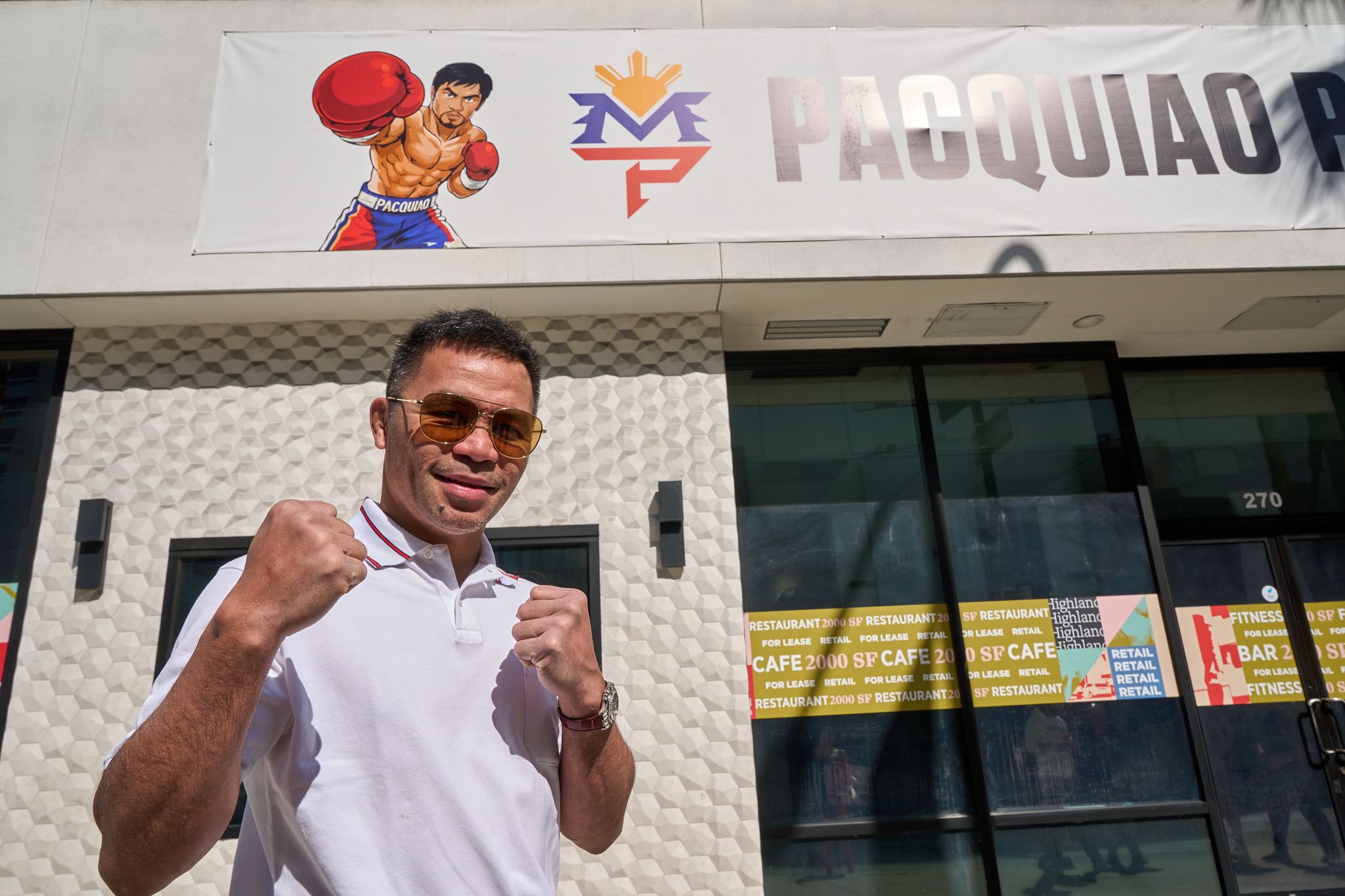 Manny Pacquiao takes over Floyd Mayweather's old gym amid rematch ...