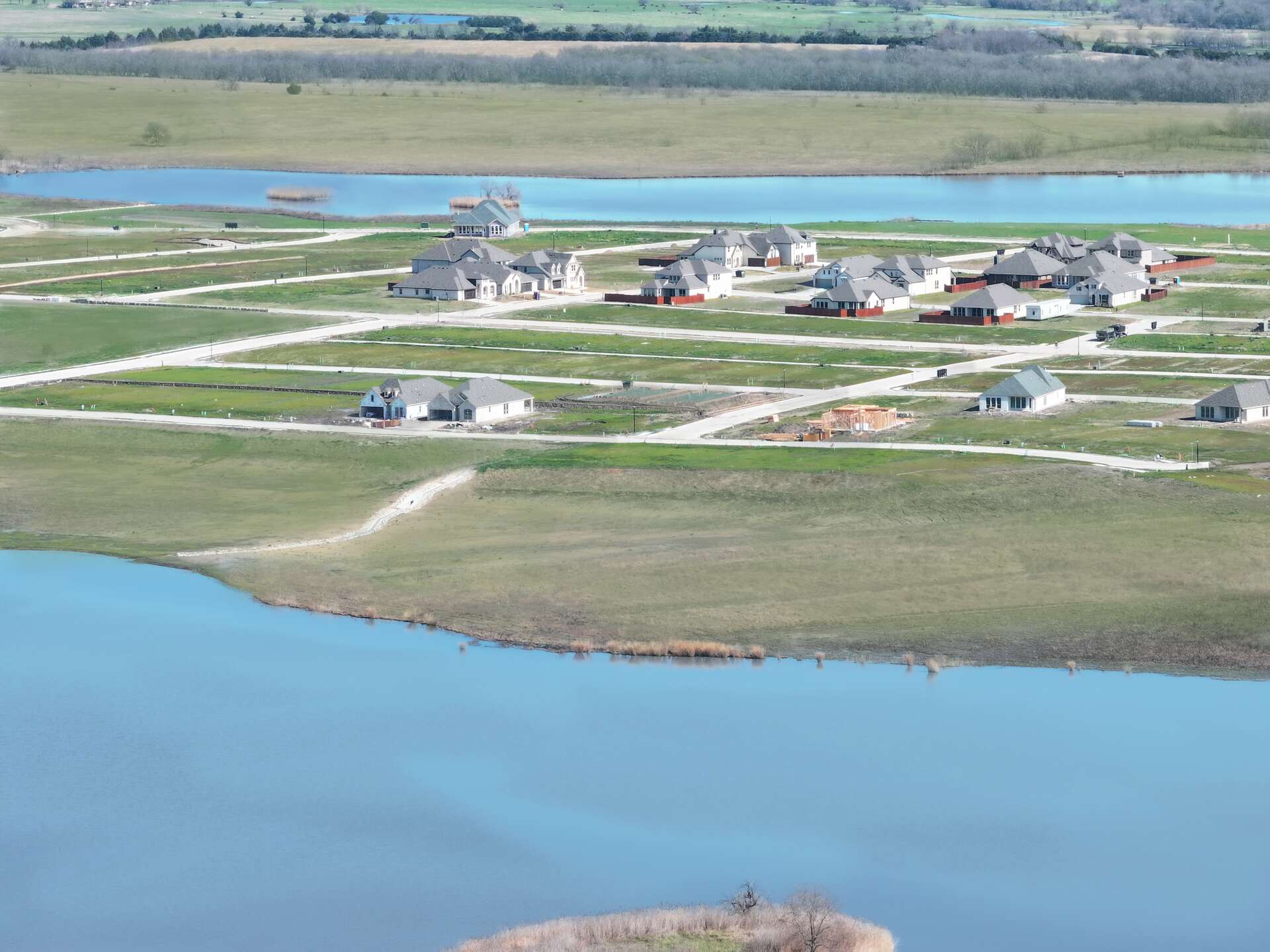 $1.5 billion housing development near Forney displaying model homes